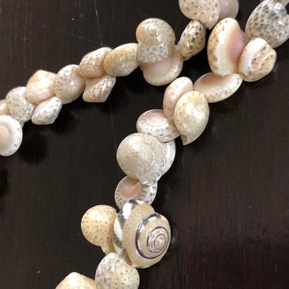 Vintage | Jewelry | Vintage Samoan Shell Long Flapper Necklace | Poshmark